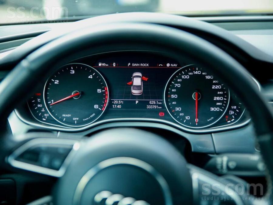 Melns Audi A7 Sportback 2015 Rīga, ar dzinēja tilpumu 3.00 L un nobraukumu 334 tūkst. km par 21900 €, foto 19 vietnē AUTOMOTO.COM.LV