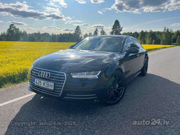 Melns Audi A7 Sportback 2015 Tallina, ar dzinēja tilpumu 3.00 L un nobraukumu 249 tūkst. km par 19500 €, foto 1 vietnē AUTOMOTO.COM.LV