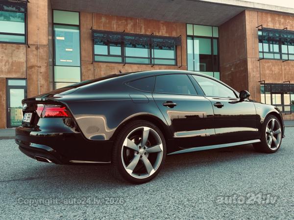 Melns Audi A7 Sportback 2015 Tallina, ar dzinēja tilpumu 3.00 L un nobraukumu 156 tūkst. km par 23800 €, foto 5 vietnē AUTOMOTO.COM.LV