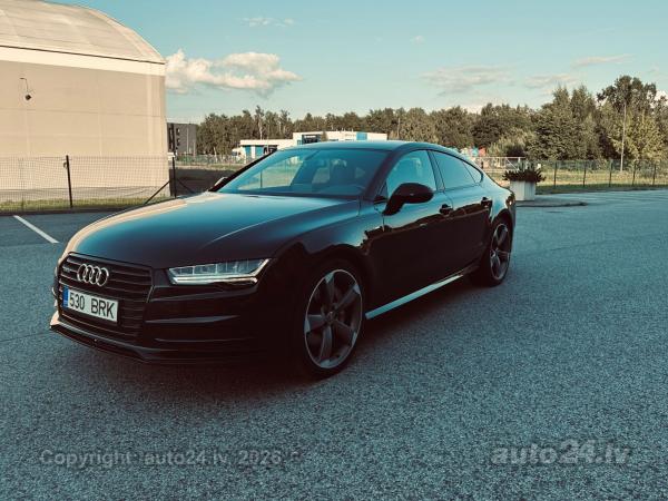 Melns Audi A7 Sportback 2015 Tallina, ar dzinēja tilpumu 3.00 L un nobraukumu 156 tūkst. km par 23800 €, foto 7 vietnē AUTOMOTO.COM.LV
