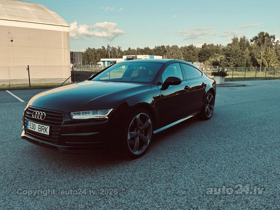 Melns Audi A7 Sportback 2015 Tallina, ar dzinēja tilpumu 3.00 L un nobraukumu 156 tūkst. km par 23800 €, foto 8 vietnē AUTOMOTO.COM.LV