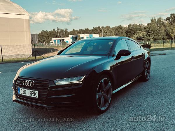 Melns Audi A7 Sportback 2015 Tallina, ar dzinēja tilpumu 3.00 L un nobraukumu 156 tūkst. km par 23800 €, foto 9 vietnē AUTOMOTO.COM.LV