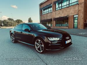 Melns Audi A7 Sportback 2015 Tallina, ar dzinēja tilpumu 3.00 L un nobraukumu 156 tūkst. km par 23800 €, foto 19 vietnē AUTOMOTO.COM.LV