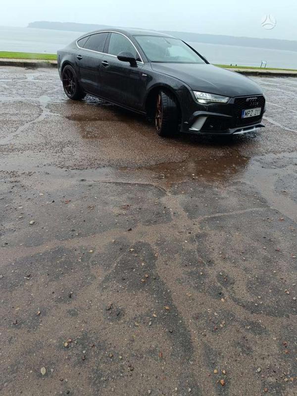 Melns Audi A7 Sportback 2015 Kauņa, ar dzinēja tilpumu 3.00 L un nobraukumu 132 tūkst. km par 14500 €, foto 2 vietnē AUTOMOTO.COM.LV