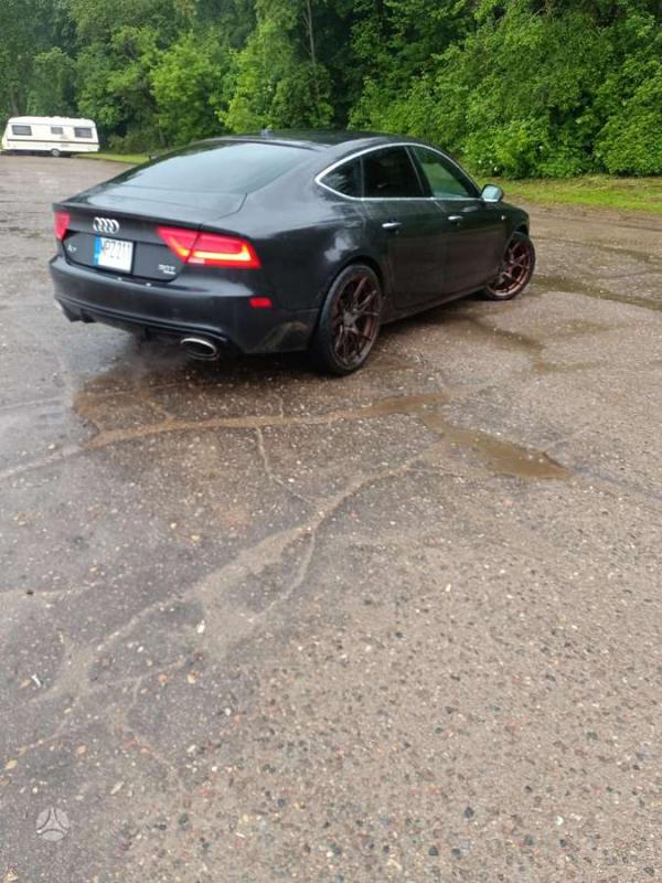 Melns Audi A7 Sportback 2015 Kauņa, ar dzinēja tilpumu 3.00 L un nobraukumu 132 tūkst. km par 14500 €, foto 5 vietnē AUTOMOTO.COM.LV