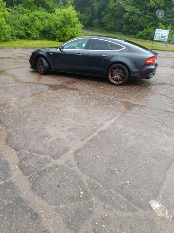 Melns Audi A7 Sportback 2015 Kauņa, ar dzinēja tilpumu 3.00 L un nobraukumu 132 tūkst. km par 14500 €, foto 6 vietnē AUTOMOTO.COM.LV