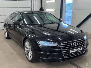 Black Audi A7 Sportback 2015 in Vilnius, with an engine capacity of 3.00 L and mileage of 144 thousand km for 17900 €, photo 5 on AUTOMOTO.COM.LV