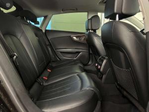 Black Audi A7 Sportback 2015 in Vilnius, with an engine capacity of 3.00 L and mileage of 144 thousand km for 17900 €, photo 36 on AUTOMOTO.COM.LV