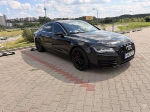 Black Audi A7 Sportback 2015 in Vilnius, with an engine capacity of 3.00 L and mileage of 197 thousand km for 11900 €, photo 1 on AUTOMOTO.COM.LV