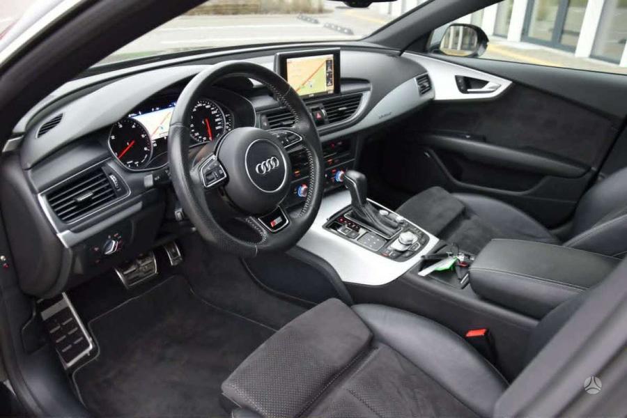 Melns Audi A7 Sportback 2015 Viļņa, ar dzinēja tilpumu 2.97 L un nobraukumu 267 tūkst. km par 16200 €, foto 21 vietnē AUTOMOTO.COM.LV
