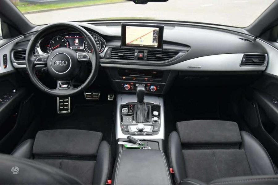 Melns Audi A7 Sportback 2015 Viļņa, ar dzinēja tilpumu 2.97 L un nobraukumu 267 tūkst. km par 16200 €, foto 22 vietnē AUTOMOTO.COM.LV