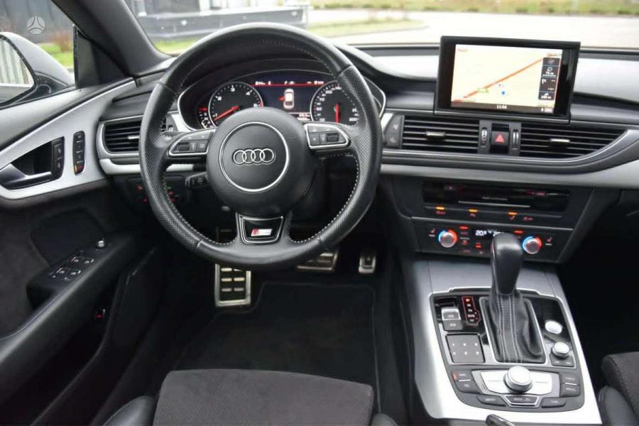 Melns Audi A7 Sportback 2015 Viļņa, ar dzinēja tilpumu 2.97 L un nobraukumu 267 tūkst. km par 16200 €, foto 28 vietnē AUTOMOTO.COM.LV