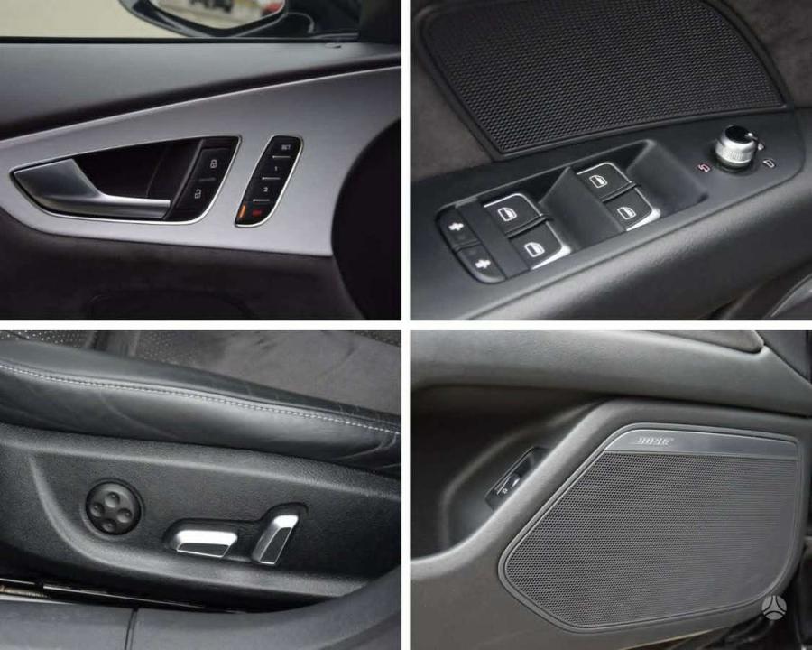 Melns Audi A7 Sportback 2015 Viļņa, ar dzinēja tilpumu 2.97 L un nobraukumu 267 tūkst. km par 16200 €, foto 29 vietnē AUTOMOTO.COM.LV