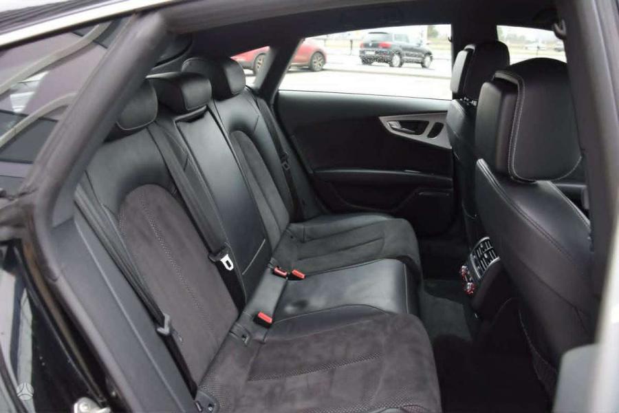Melns Audi A7 Sportback 2015 Viļņa, ar dzinēja tilpumu 2.97 L un nobraukumu 267 tūkst. km par 16200 €, foto 31 vietnē AUTOMOTO.COM.LV