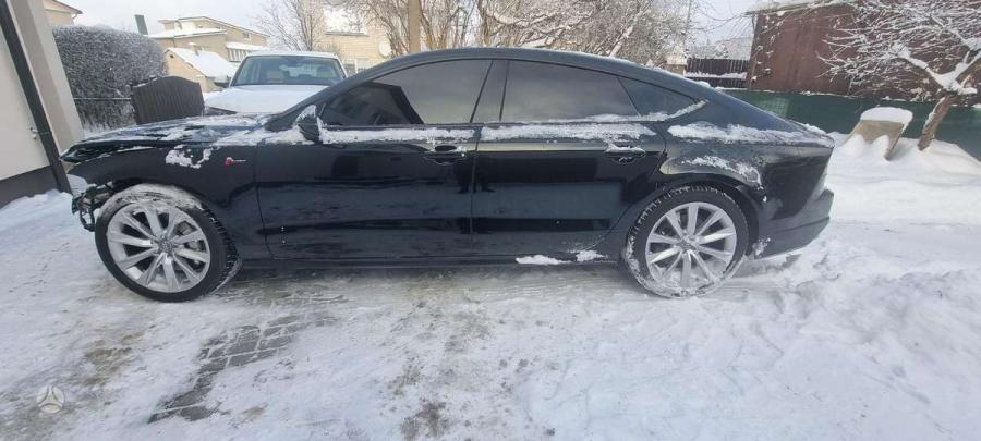 Melns Audi A7 Sportback 2016 Viļņa, ar dzinēja tilpumu 3.00 L un nobraukumu 192 tūkst. km par 9700 €, foto 5 vietnē AUTOMOTO.COM.LV