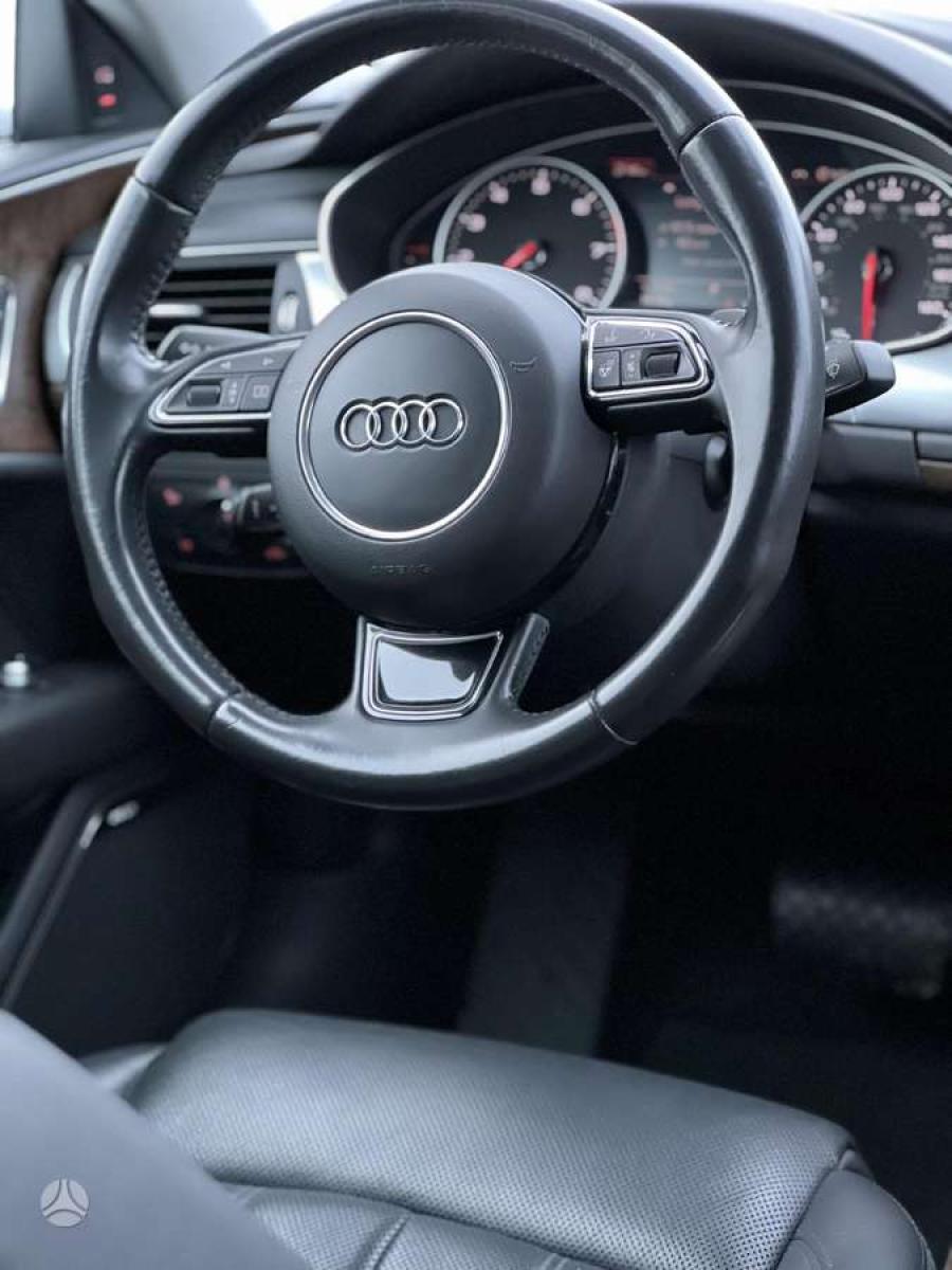 Black Audi A7 Sportback 2016 in Vilnius, with an engine capacity of 3.00 L and mileage of 120 thousand km for 19900 €, photo 27 on AUTOMOTO.COM.LV