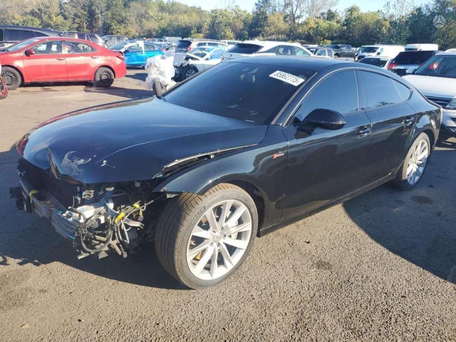 Black Audi A7 Sportback 2016 in Vilnius, with an engine capacity of 3.00 L and mileage of 192 thousand km for 9600 €, photo 1 on AUTOMOTO.COM.LV
