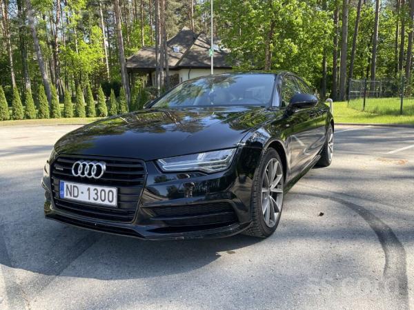 Melns Audi A7 Sportback 2016 Rīga, ar dzinēja tilpumu 3.00 L un nobraukumu 145 tūkst. km par 22900 €, foto 1 vietnē AUTOMOTO.COM.LV