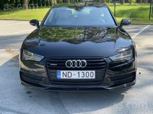 Black Audi A7 Sportback 2016 in Riga, with an engine capacity of 3.00 L and mileage of 145 thousand km for 22900 €, photo 4 on AUTOMOTO.COM.LV