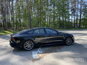 Black Audi A7 Sportback 2016 in Riga, with an engine capacity of 3.00 L and mileage of 145 thousand km for 22900 €, photo 6 on AUTOMOTO.COM.LV