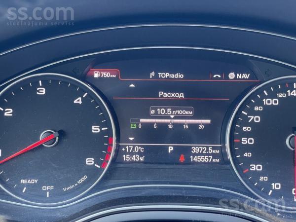 Melns Audi A7 Sportback 2016 Rīga, ar dzinēja tilpumu 3.00 L un nobraukumu 145 tūkst. km par 22900 €, foto 7 vietnē AUTOMOTO.COM.LV