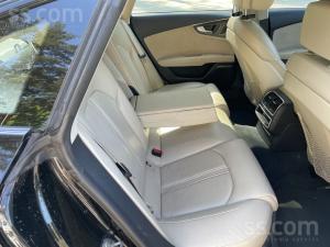 Black Audi A7 Sportback 2016 in Riga, with an engine capacity of 3.00 L and mileage of 145 thousand km for 22900 €, photo 12 on AUTOMOTO.COM.LV