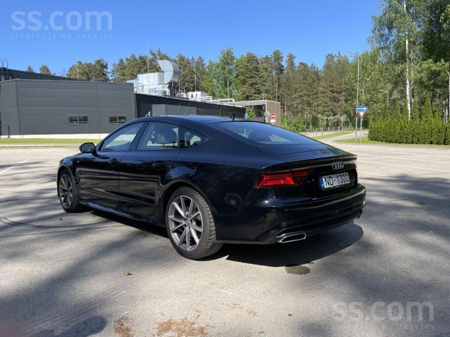 Black Audi A7 Sportback 2016 in Riga, with an engine capacity of 3.00 L and mileage of 145 thousand km for 22900 €, photo 18 on AUTOMOTO.COM.LV