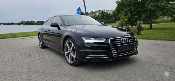 Black Audi A7 Sportback 2016 in Telschi, with an engine capacity of 2.97 L and mileage of 270 thousand km for 15900 €, photo 5 on AUTOMOTO.COM.LV