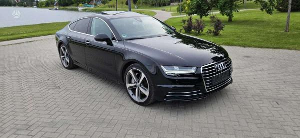 Black Audi A7 Sportback 2016 in Telschi, with an engine capacity of 2.97 L and mileage of 270 thousand km for 15900 €, photo 6 on AUTOMOTO.COM.LV
