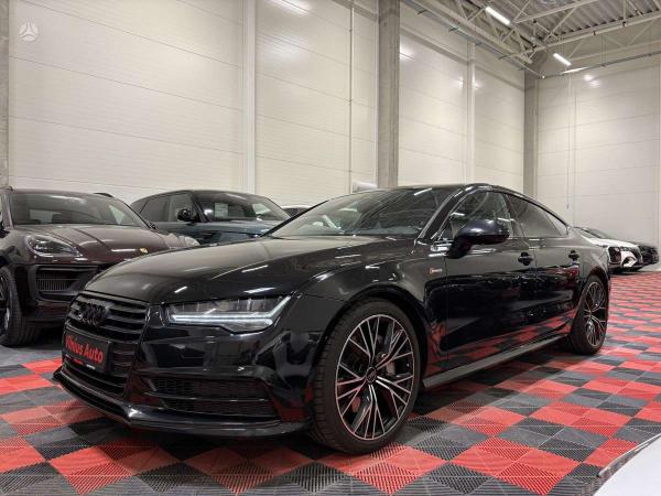 Black Audi A7 Sportback 2016 in Vilnius, with an engine capacity of 3.00 L and mileage of 201 thousand km for 17990 €, photo 1 on AUTOMOTO.COM.LV