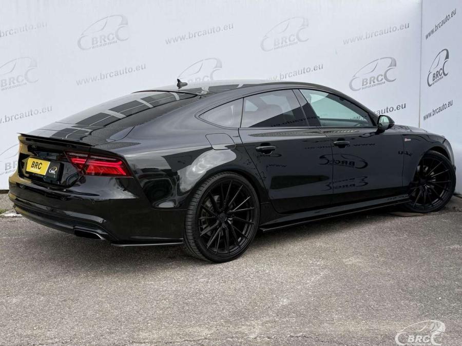 Melns Audi A7 Sportback 2016 Klaipėda, ar dzinēja tilpumu 3.00 L un nobraukumu 193 tūkst. km par 17900 €, foto 4 vietnē AUTOMOTO.COM.LV