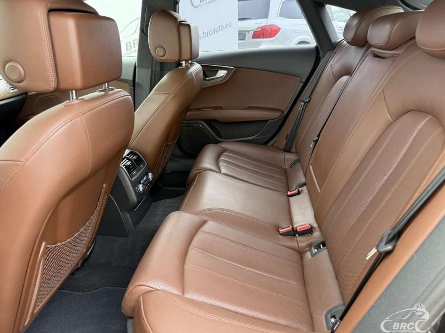 Melns Audi A7 Sportback 2016 Klaipėda, ar dzinēja tilpumu 3.00 L un nobraukumu 193 tūkst. km par 17900 €, foto 7 vietnē AUTOMOTO.COM.LV