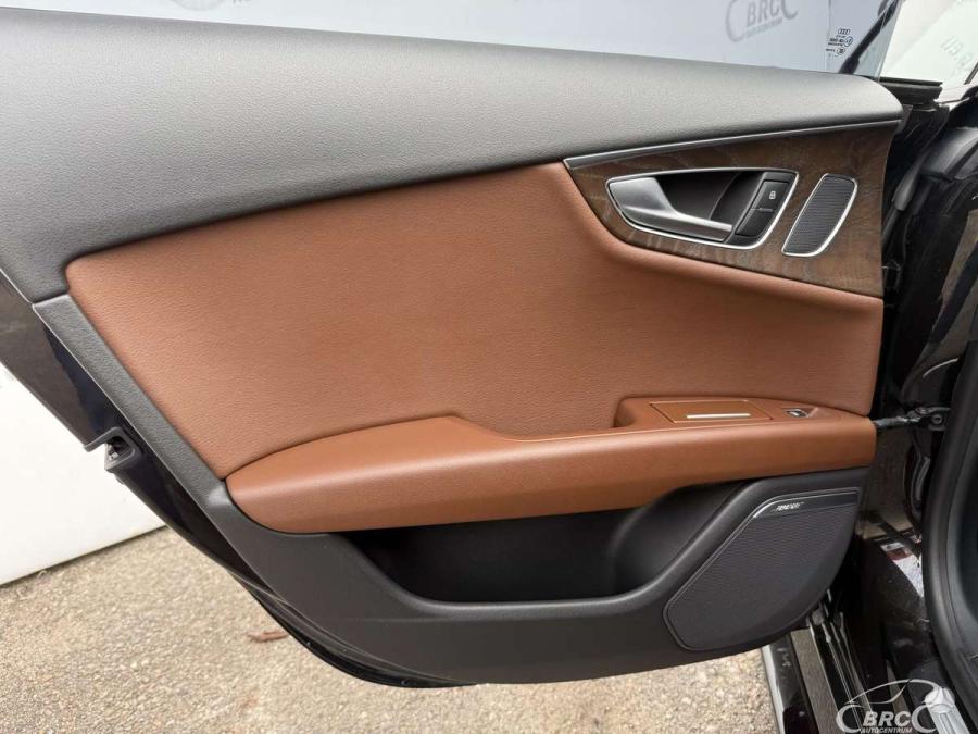 Melns Audi A7 Sportback 2016 Klaipėda, ar dzinēja tilpumu 3.00 L un nobraukumu 193 tūkst. km par 17900 €, foto 17 vietnē AUTOMOTO.COM.LV