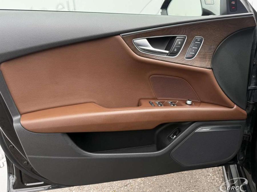 Melns Audi A7 Sportback 2016 Klaipėda, ar dzinēja tilpumu 3.00 L un nobraukumu 193 tūkst. km par 17900 €, foto 23 vietnē AUTOMOTO.COM.LV