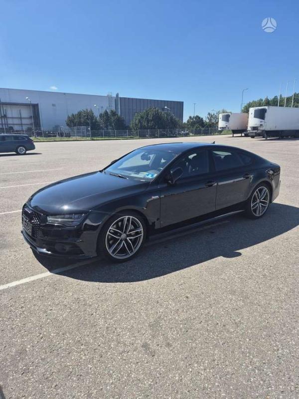 Melns Audi A7 Sportback 2016 Kauņa, ar dzinēja tilpumu 3.00 L un nobraukumu 171 tūkst. km par 18500 €, foto 1 vietnē AUTOMOTO.COM.LV