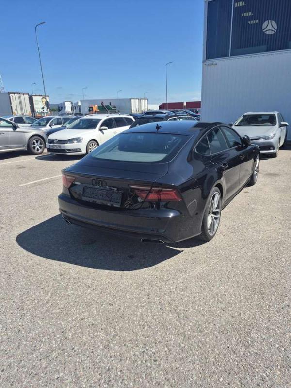 Melns Audi A7 Sportback 2016 Kauņa, ar dzinēja tilpumu 3.00 L un nobraukumu 171 tūkst. km par 18500 €, foto 4 vietnē AUTOMOTO.COM.LV