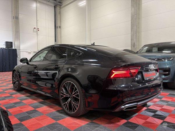 Black Audi A7 Sportback 2016 in Vilnius, with an engine capacity of 3.00 L and mileage of 201 thousand km for 17490 €, photo 6 on AUTOMOTO.COM.LV