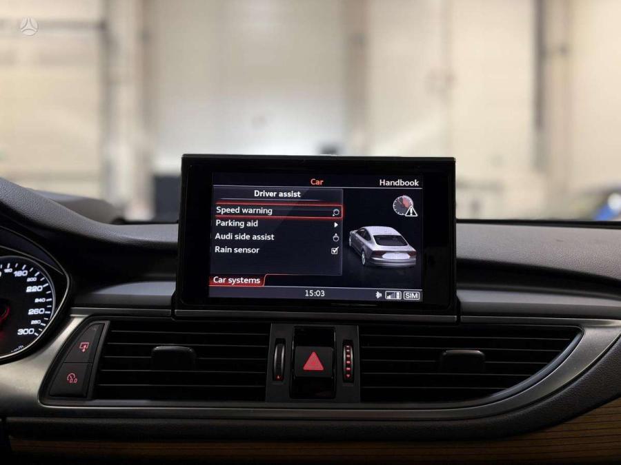Черный Ауди А7 Спортбек 2016 в Вильнюс, объемом двигателя 3.00 л и пробегом 201 тыс. км за 17490 €, фото 28 на AUTOMOTO.COM.LV