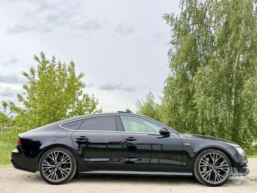 Black Audi A7 Sportback 2016 in Siauliai, with an engine capacity of 3.00 L and mileage of 236 thousand km for 15950 €, photo 18 on AUTOMOTO.COM.LV