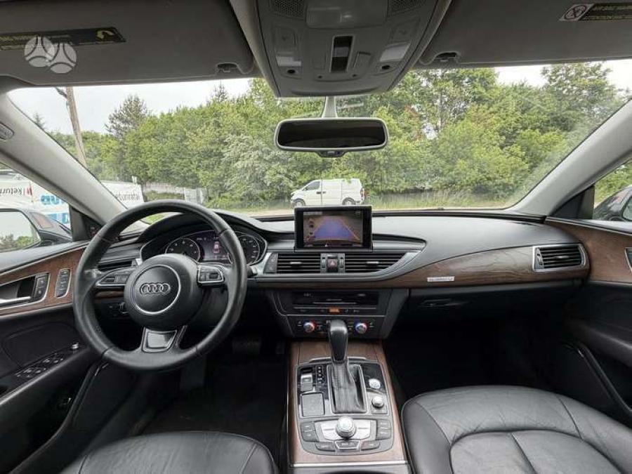 Black Audi A7 Sportback 2016 in Siauliai, with an engine capacity of 3.00 L and mileage of 236 thousand km for 15950 €, photo 21 on AUTOMOTO.COM.LV