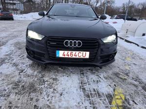 Melns Audi A7 Sportback 2017 Panevēža, ar dzinēja tilpumu 3.00 L un nobraukumu 217 tūkst. km par 22950 €, foto 2 vietnē AUTOMOTO.COM.LV