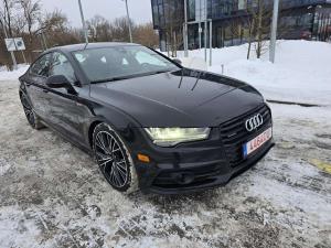 Melns Audi A7 Sportback 2017 Panevēža, ar dzinēja tilpumu 3.00 L un nobraukumu 217 tūkst. km par 22950 €, foto 4 vietnē AUTOMOTO.COM.LV