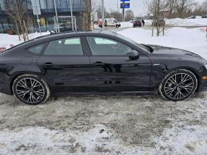 Melns Audi A7 Sportback 2017 Panevēža, ar dzinēja tilpumu 3.00 L un nobraukumu 217 tūkst. km par 22950 €, foto 5 vietnē AUTOMOTO.COM.LV