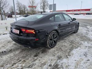 Melns Audi A7 Sportback 2017 Panevēža, ar dzinēja tilpumu 3.00 L un nobraukumu 217 tūkst. km par 22950 €, foto 6 vietnē AUTOMOTO.COM.LV