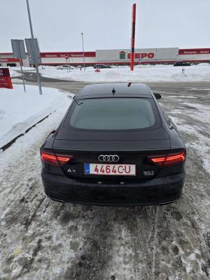 Melns Audi A7 Sportback 2017 Panevēža, ar dzinēja tilpumu 3.00 L un nobraukumu 217 tūkst. km par 22950 €, foto 8 vietnē AUTOMOTO.COM.LV