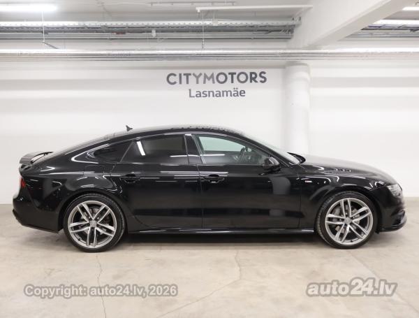 Black Audi A7 Sportback 2017 in Tallinn, with an engine capacity of 3.00 L and mileage of 172 thousand km for 23500 €, photo 5 on AUTOMOTO.COM.LV