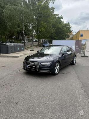 Black Audi A7 Sportback 2017 in Vilnius, with an engine capacity of 2.97 L and mileage of 270 thousand km for 13900 €, photo  on AUTOMOTO.COM.LV