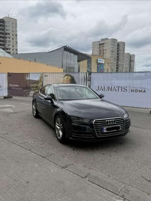 Melns Audi A7 Sportback 2017 Viļņa, ar dzinēja tilpumu 2.97 L un nobraukumu 270 tūkst. km par 13900 €, foto 3 vietnē AUTOMOTO.COM.LV