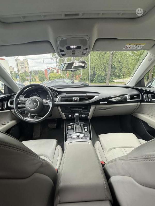 Melns Audi A7 Sportback 2017 Viļņa, ar dzinēja tilpumu 2.97 L un nobraukumu 270 tūkst. km par 13900 €, foto 8 vietnē AUTOMOTO.COM.LV