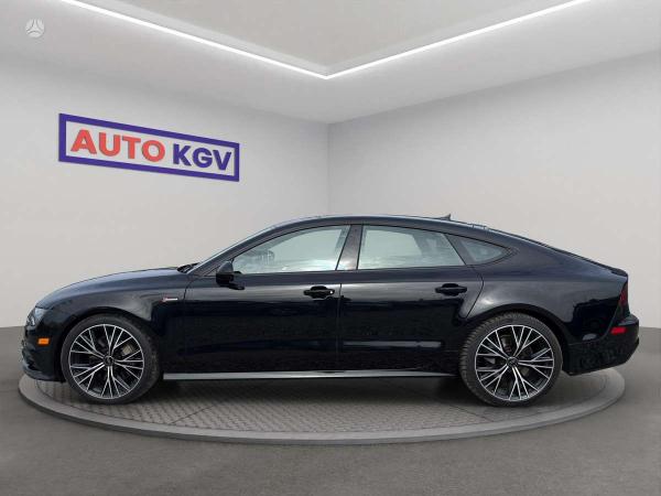 Black Audi A7 Sportback 2017 in Kaunas, with an engine capacity of 3.00 L and mileage of 219 thousand km for 19799 €, photo 2 on AUTOMOTO.COM.LV